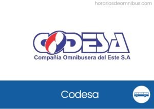 CODESA - Horarios y pasajes 【2024】