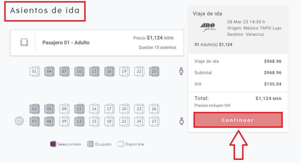 ADO Platino: horarios, boletos, precios, terminales, teléfono 【2024】